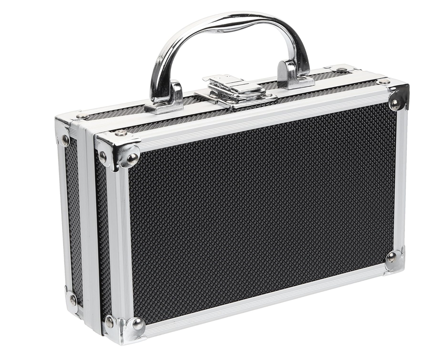 Aluminum Briefcase with Lock Tool Case Box Metal Hard Case With Foam ...